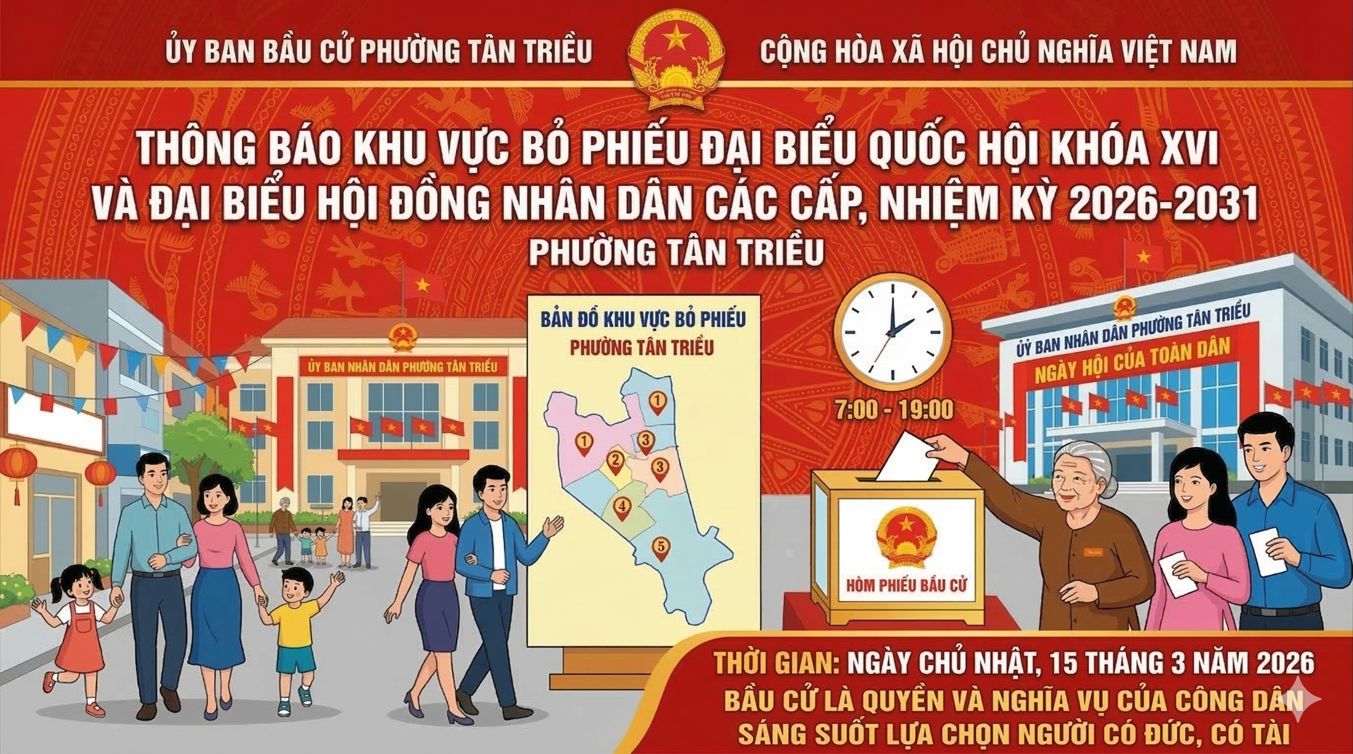 THÔNG BÁO KHU VỰC BỎ PHIẾU ĐẠI BIỂU QUỐC HỘI KHÓA XVI VÀ ĐẠI BIỂU HỘI ...